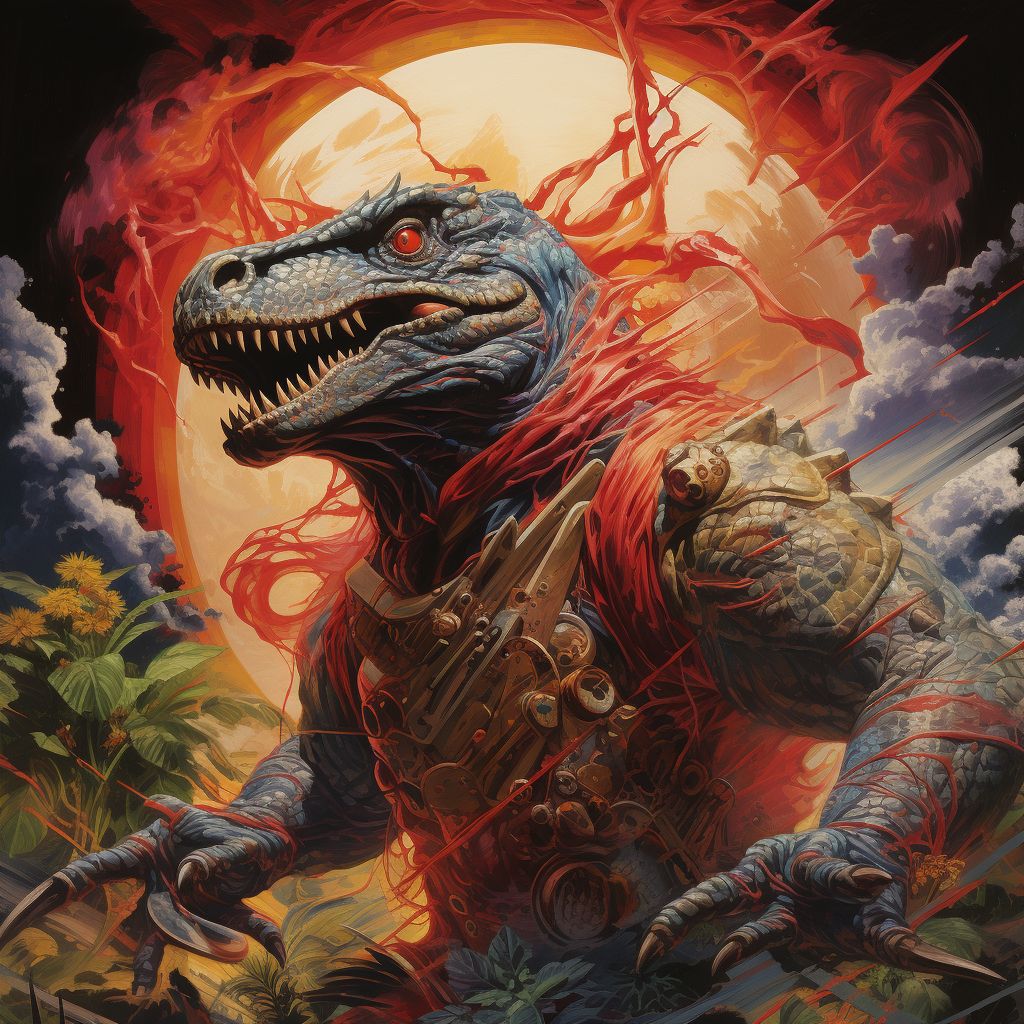 MUTANT SAMORAI DINOSAURS #32006